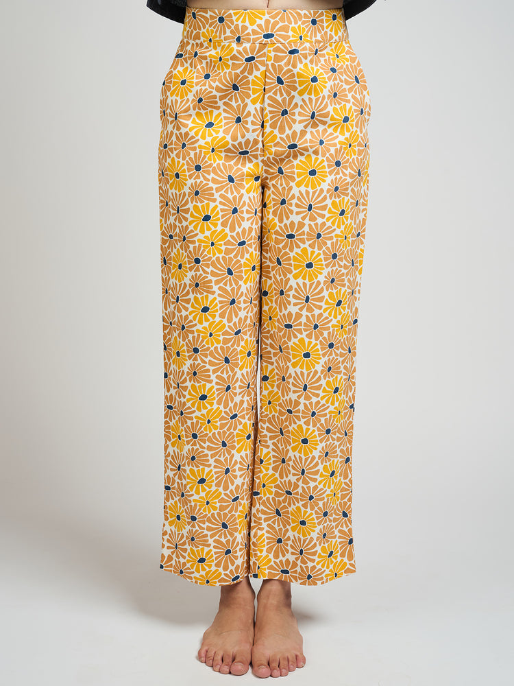 Tabitha Pant Sunny Floral - Fair Trade Clothing | Mata Traders