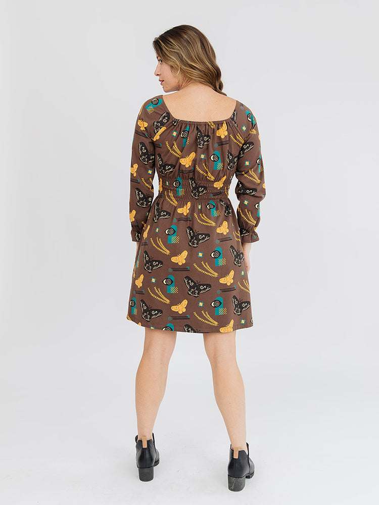 Juliet Mini Dress Autumn Quilt - Fair Trade Dresses | Mata Traders