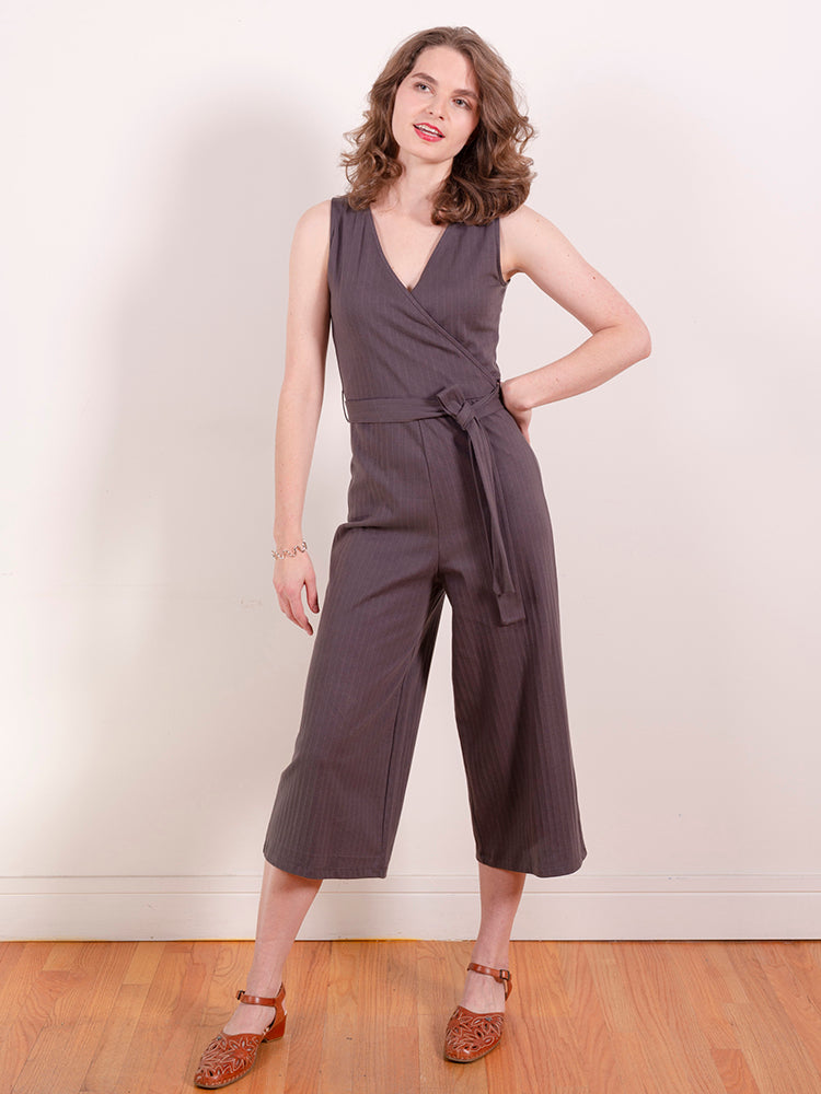 Rita Jumpsuit Shale Rib Knit - Fair Trade Clothing | Mata Traders