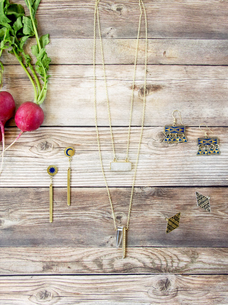 De La Sol Ring Gold - Handmade Jewelry | Mata Traders