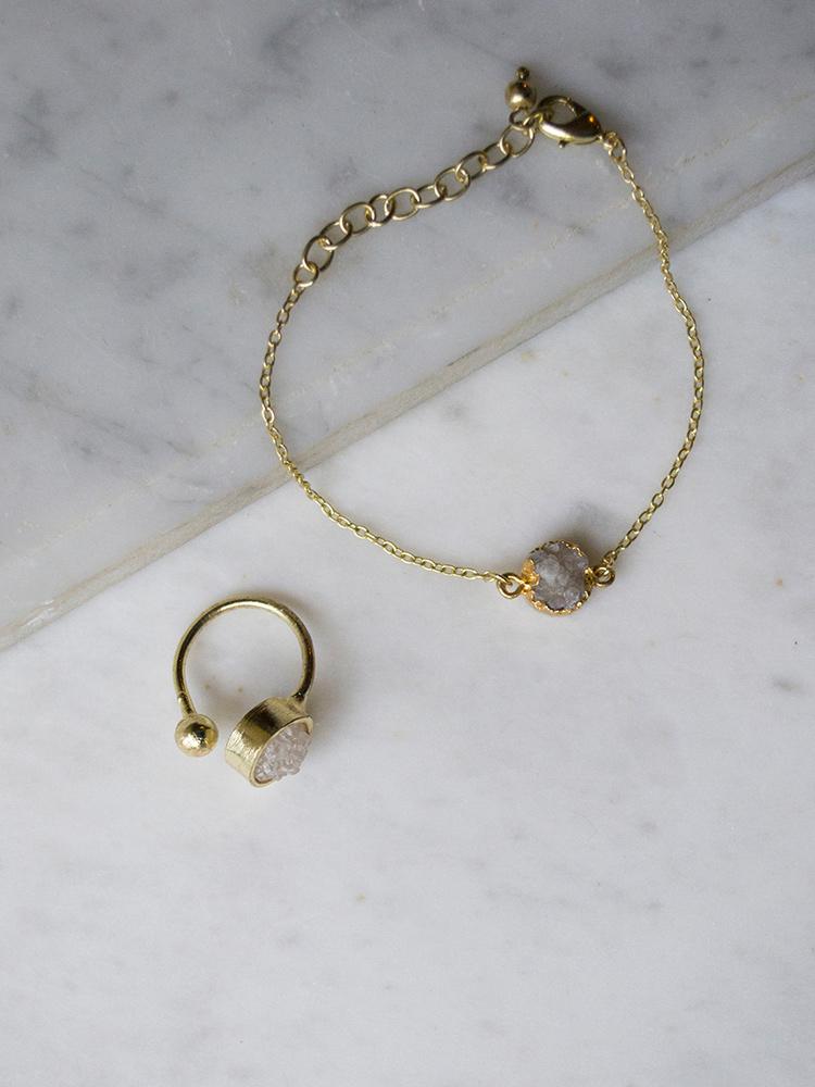 Florence Ring Gold - Handmade Jewelry | Mata Traders